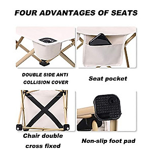 Outdoor Table and Chair Set Outdoor Aluminum Alloy Folding Table and Chair Portable Table Set, Portable Barbecue Camping Chair, Seven-Piece Set