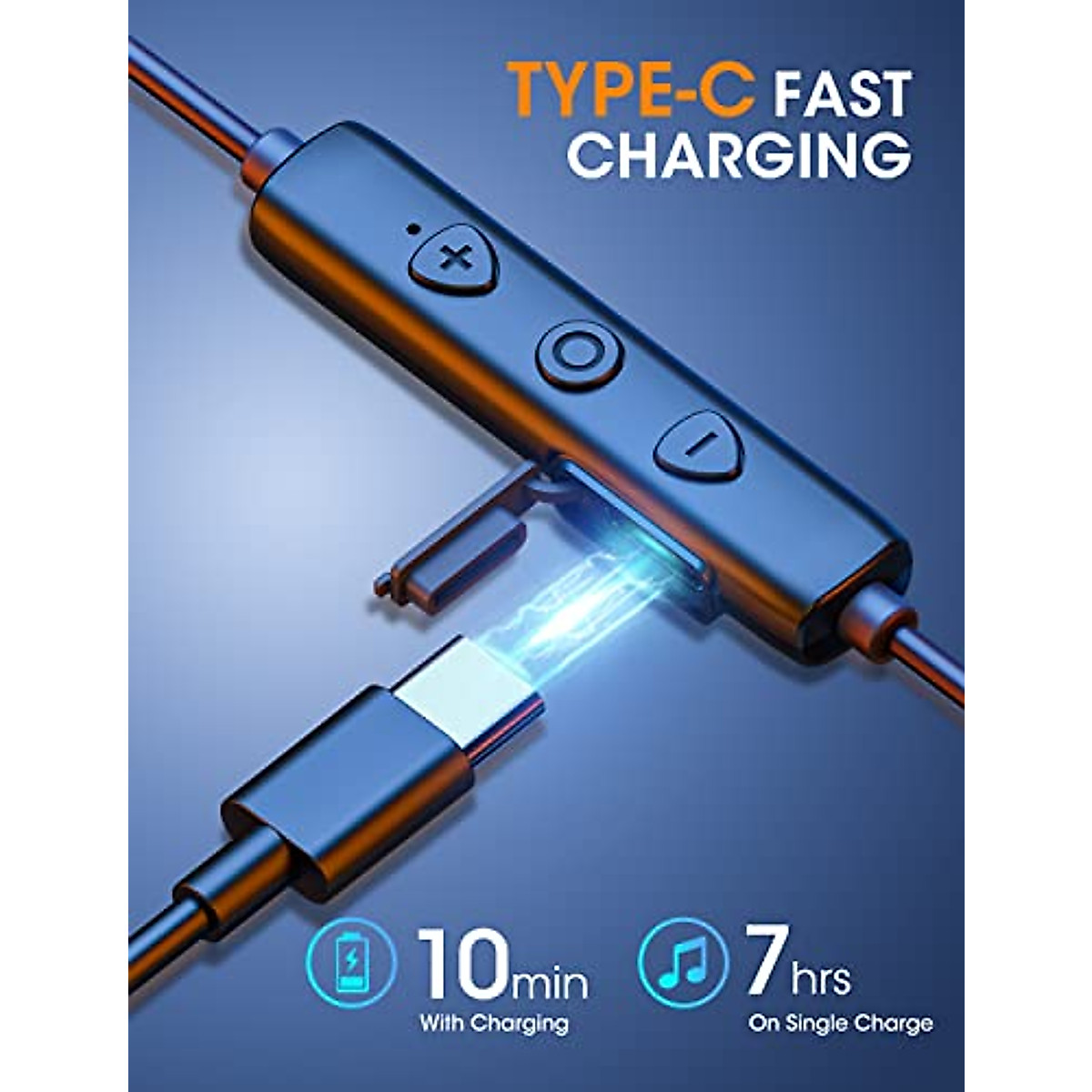 Bluetooth Headphones Wireless Earbuds 𝟒𝟐𝐇 Playtime Sports Magnetic Neckband Headphones Ergonomic Earbuds Ultra-Lightweight Comfort IPX7 Waterproof in-Ear Earbuds with Mic for Gym Workout Running