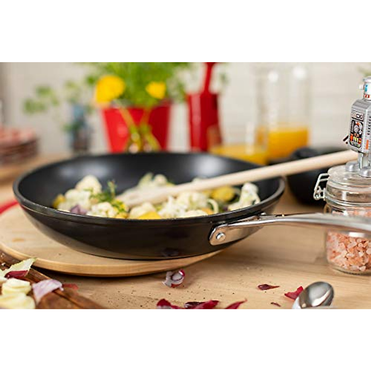 KUHN RIKON Easy Pro Non-Stick Frying Pan, 9.5 inch/24 cm