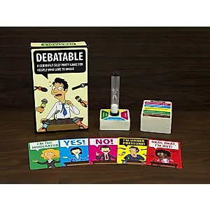 Mindmade Debatable - A Hilarious Party Game for People who Love to Argue