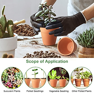 Baxrou Terra Cotta Pots, 24 Pack 3.15 Inch Mini Clay Pots with Drainage Holes,Cactus Flower Nursery Terracotta Pots for Indoor/Outdoor Succulent Plants, Crafts, Wedding Favor