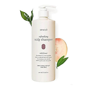 simplyO Refreshing Scalp Shampoo | Biotin & Panthenol for Dry, Itchy Scalp | Paraben-Free, Sulfate-Free I Wild Flower I 16.9 fl. oz