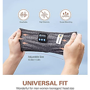 Sleep Headphones Wireless with Ultra-Thin HD Stereo Speakers Perfect for Workout,Jogging,Yoga,Insomnia,Side Sleepers,Air Travel,Meditation