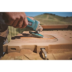 Kutzall Extreme Shaping Dish - Coarse, 4-1⁄2" (114.3mm) Dia. X 7⁄8" (22.2mm) Bore - Woodworking Angle Grinder Attachment for DeWalt, Bosch, Milwaukee, Makita. Abrasive Tungsten Carbide, DW412X90