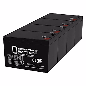 Mighty Max Battery 12V 9Ah SLA Battery for DSX 1040PDP Power Distribution Panel - 4 Pack