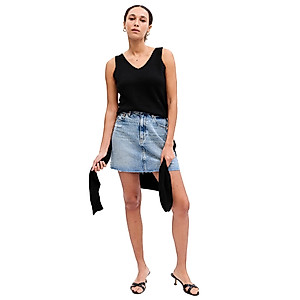 GAP Womens Sweater Tank True Black V2 M