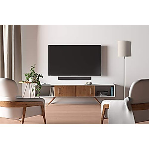 EZ-Hang by HANGMAN No Stud Premium Sound bar Shelf, 38", Black Powder Coat