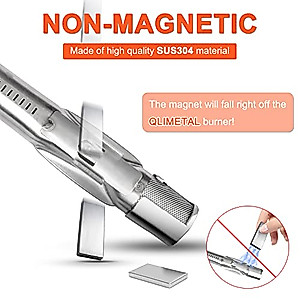 QuliMetal 19.5" Grill Burner for Weber Genesis 300 (2011-2016), Genesis E310 E320 E330 S310 S320 S330 Series Gas Grill with Front Control Knob, Replace for Weber 62752, 304 Stainless Steel