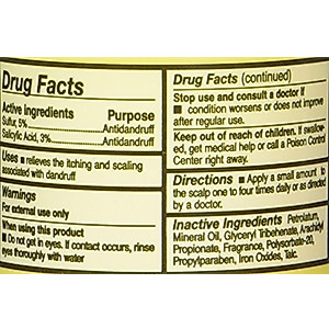 Glover's Medicated Ointment for Dandruff, 3.5 Ounce