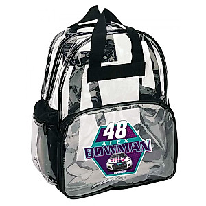 R and R Imports NASCAR #48 Alex Bowman Clear Backpack-NASCAR Backpack-NEW for 2022