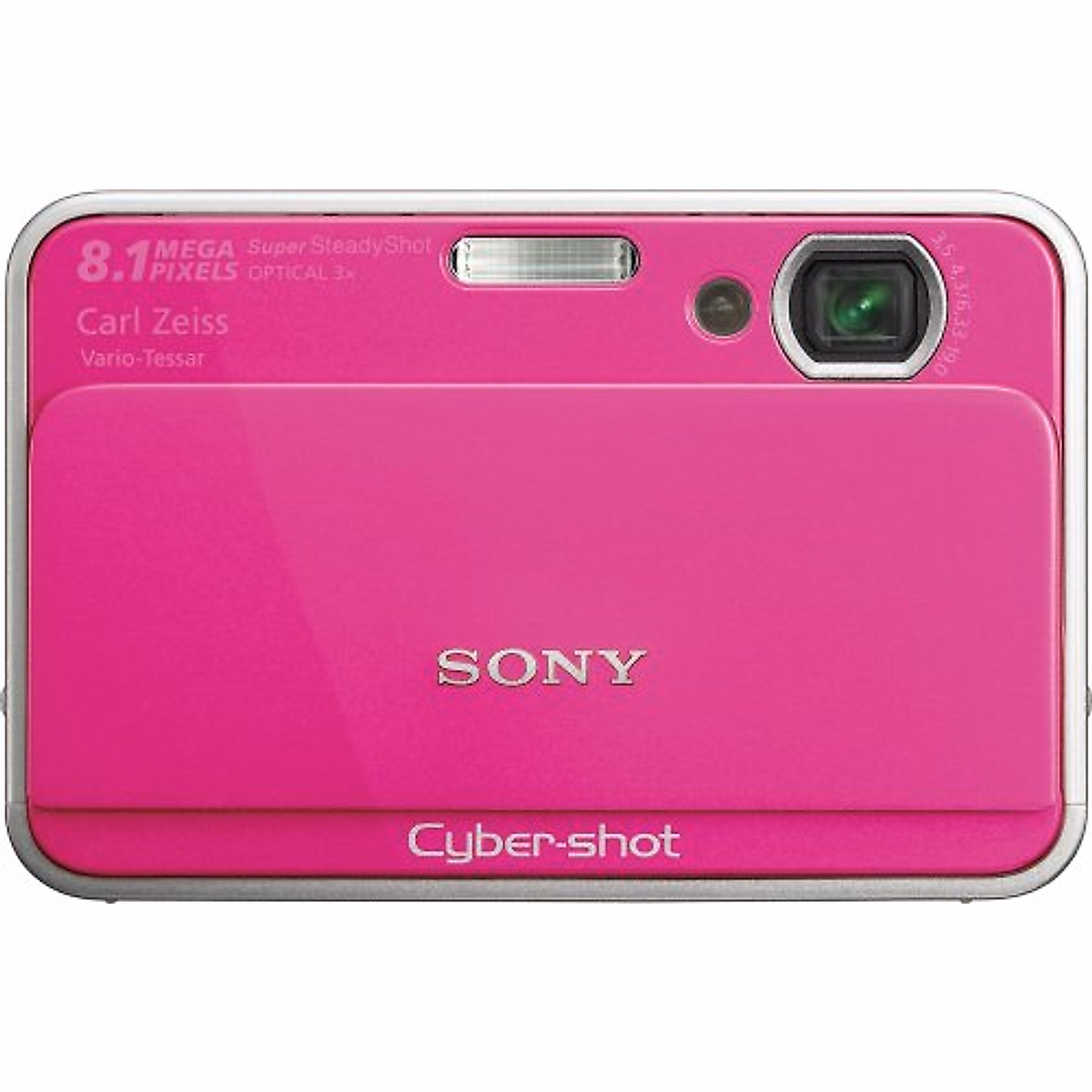 Sony Cybershot DSC-T2 8MP Digital Camera with 3x Optical Zoom (Pink)