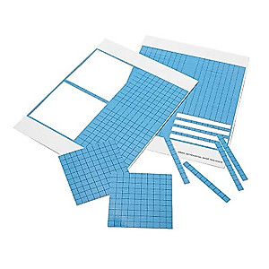 hand2mind - 93538PM Paper Take Home Manipulative Kit for Kids Ages 5-7, Individual Practice for Children at Home, Easy to Follow Guide for Parents, Visual Paper Math Supplies, Homeschool Supplies