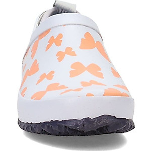 JBU by Jambu Women's Bumblebee Garden Ready Rain Shoe, Blue Butterfly Print, 7