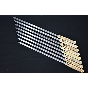 G & F Products FBA_25618 BBQ Kabob skeer, silver