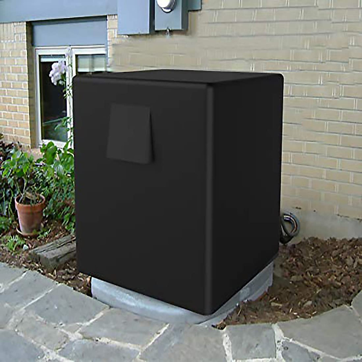 Air Conditioner Cover for Outside,210D Durable Waterproof Windproof and Snowproof Design, Central AC Unit Covers for Outdoor Protection（32X32X36 Inch）