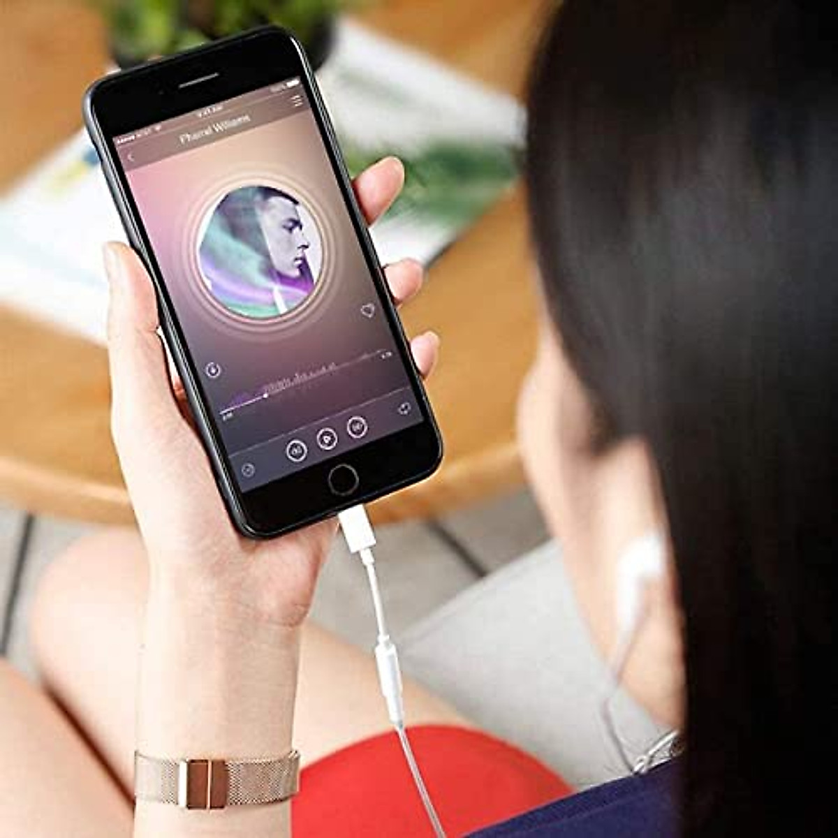 2 Pack Apple MFi Certified Lightning to 3.5 mm Headphone Jack Adapter iPhone Jack Aux Audio Dongle Cable Earphones Headphones Converter Compatible with iPhone 12 12 Pro11 XR XS X 8 7 iPad iPod