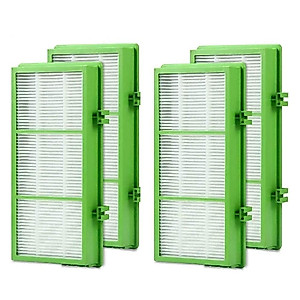 DerBlue 4 pcs True HEPA Filter Compatible with Holmes AER1 Filter, Replacement Parts # HAPF300AH-U4R, HAP242-NUC