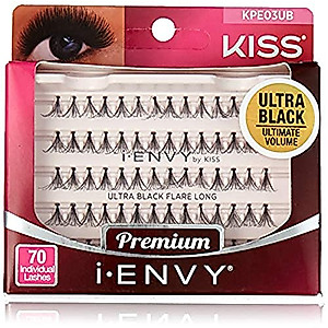 Kiss Envy Ultra Black Flare Long Lashes