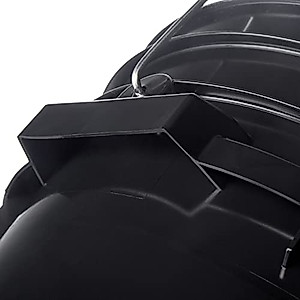 Hudson Exchange 7 Gallon HDPE Bucket, Black, (2030)