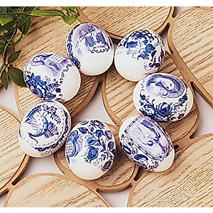 QG group Decorative Easter Egg Wraps Russian Icons Religious Orthodox Dying Kit Dye - Set Ukrainian Kit Sleeve Heat Shrink Wrap Pysanka Pysanky Supplies 21 Pcs in Pack