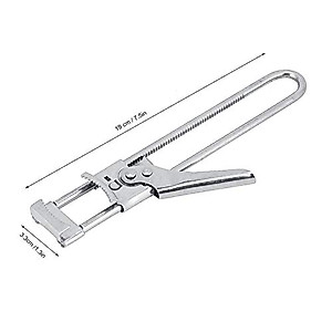 NorthEarth Can Opener, Adjustable Cap Opener, Manual Adjustable Stainless Steel Can Opener Bottle Jar Lid Gripper Kitchen Tool with Smooth Edge for Can/Jar/Bottle, Gripper Jar Opener