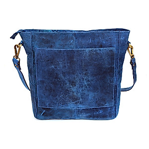 CLA Leather Crossbody, Leather Crossbody Bags for Women, Cowhide Crossbody Bag 12 x 11 Inch