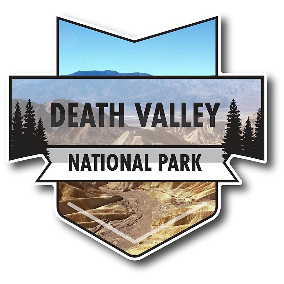 Death Valley National Park Magnet | 4.7-Inch by 4.5-Inch | 2-Pack | 30 MIL Heavy Duty Magnetic Material | MPD926