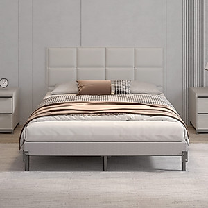 Realuson California King Size Metal Iron Bed Frame Heavy Duty Sturdy Black Bedframe 9-Leg Support 7 Inch Low to Ground Bed Base for Box Spring and Mattress Non-Slip Easy Assembly Noise Free