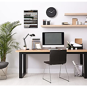 ZHAOSHOP Black and White Wall Art - Motivational Wall Art for Office - Inspirational Wall Decor for Bedroom 16" W x 12" H Stretched and Framed Ready to Hang