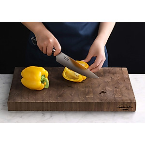 Cangshan | Thomas Keller Signature Collection Walnut End-Grain Cutting Board,12 x 18 x 1.5", Crafted in USA