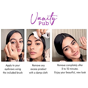 Vanity Pub Eyebrow Color Kit Dark Brown