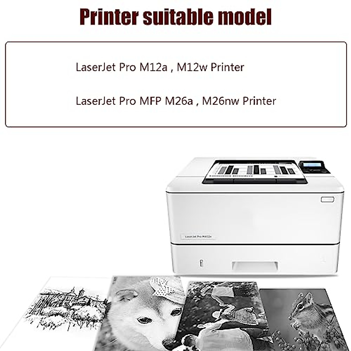 NoahArk 2 Packs HP 79A CF279A Compatible Toner Cartridge Replacement for Work for HP Laserjet Pro M12w M12a, MFP M26nw M26a Printer (2 Pack Black)