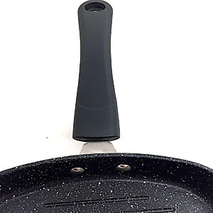 Non Stick Grill Pan Square Aluminum Grill pan Non Stick Cookware Gas Stove Compatible Only