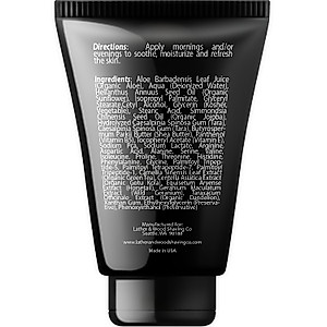 Face Moisturizer for Men - Lather & Wood's Luxurious Sophisticated Face Lotion for Men, for the Man’s Man. Fragrance-Free Facial Cream for Men. (Unscented, 4 ounce)