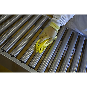 Vikan 38906 Brush,Scrub,Stiff,8",PP/PBT,Yellow