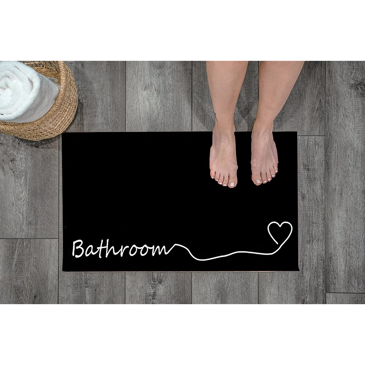 Zeekisfia Custom Kitchen Rug Personalized Name Floor Mat, Non-Slip Backing Mat, Comfort Anti Fatigue Kitchen Mat, Decor for Home Room Hallway Laundry Sink Runner Rug