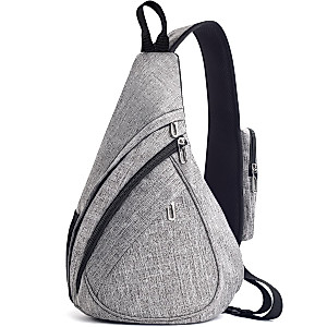 Sajanic Sling Bag Crossbody Sling Backpack Waterproof for Men Women, Lightweight Shoulder Bag for Travel Cycling Camping Daypack