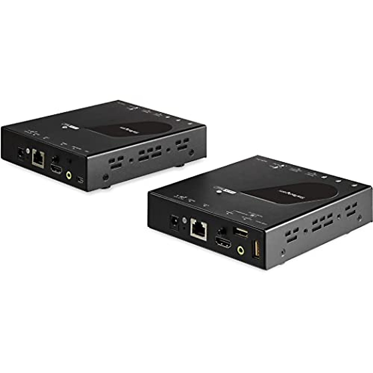 StarTech.com HDMI KVM Extender Over IP - 4K 30Hz HDMI 2.0 & USB Over IP LAN or CAT5e/CAT6 Ethernet (100m/330ft) - Remote KVM Switch/Console Transmitter/Receiver Extender Kit, TAA (SV565HDIP)