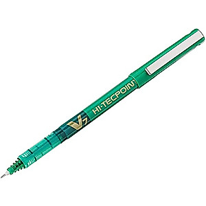 Pilot V7 Hi-Techpoint Rollerball Mixed Pack Of 4 Black/Blue/Green/Multicolor/Red