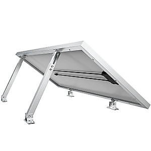 RICH SOLAR Adjustable Solar Panel Tilt Mount Brackets Support up to 300 Watt Solar Panel for Roof, RV, Boat and Any Flat Surface, for on-Grid/Off-Grid Systems