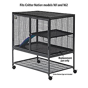 Midwest Homes for Pets 142PAN Replacement Pan for Midwest Cat Cage, 34.5 x 22.5 x 1.125