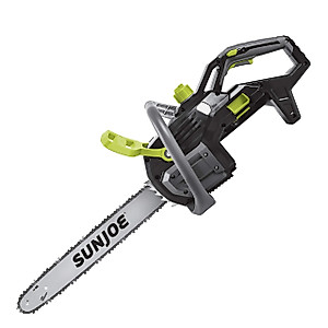 Sun Joe iON100V-18CS-CT 18-Inch 100-Volt Brushless Lithium-iON Cordless Handheld Chain Saw, Tool Only