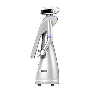 Aobo Human Size Service Robot, Hotel Reception Robot, Artificial Intelligence Robot, Used for Public Areas of Hotel Shopping malls, Automatic Driving, Guidance and Voice Explanation