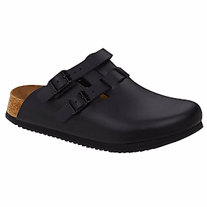 Birkenstock Kay Super Grip Leather Black - Professional Shoes for Women & Mens US M 8.0 / US L 10
