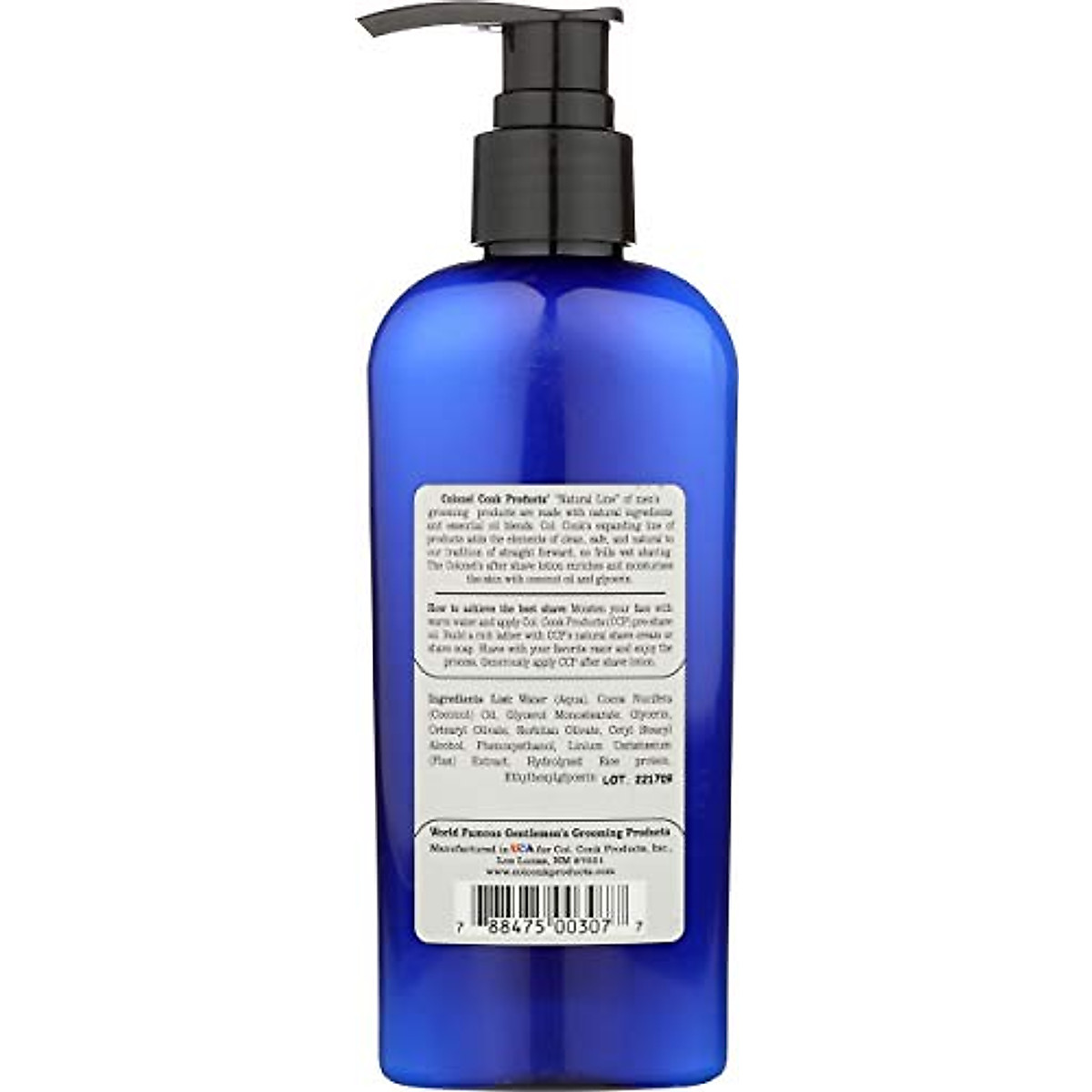 COLONEL CONK After Shave Lotion Unscented, 6 FZ