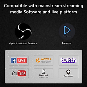 HDMI Video Capture Card, 4K HDMI to USB Capture Card Full HD 1080P 30fps, Record via DSLR, Camcorder, Action Cam for Live Streaming, Compatible with Nintendo Switch, PS4, Xbox One, PC