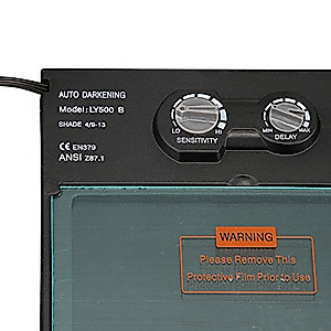 Welding Lens, Solar Powered Auto Darkening Welding Lens Panel, Welding Helmet/Mask Lens Automation Filter Shade Eyes Goggles, Welding Helmet Lens