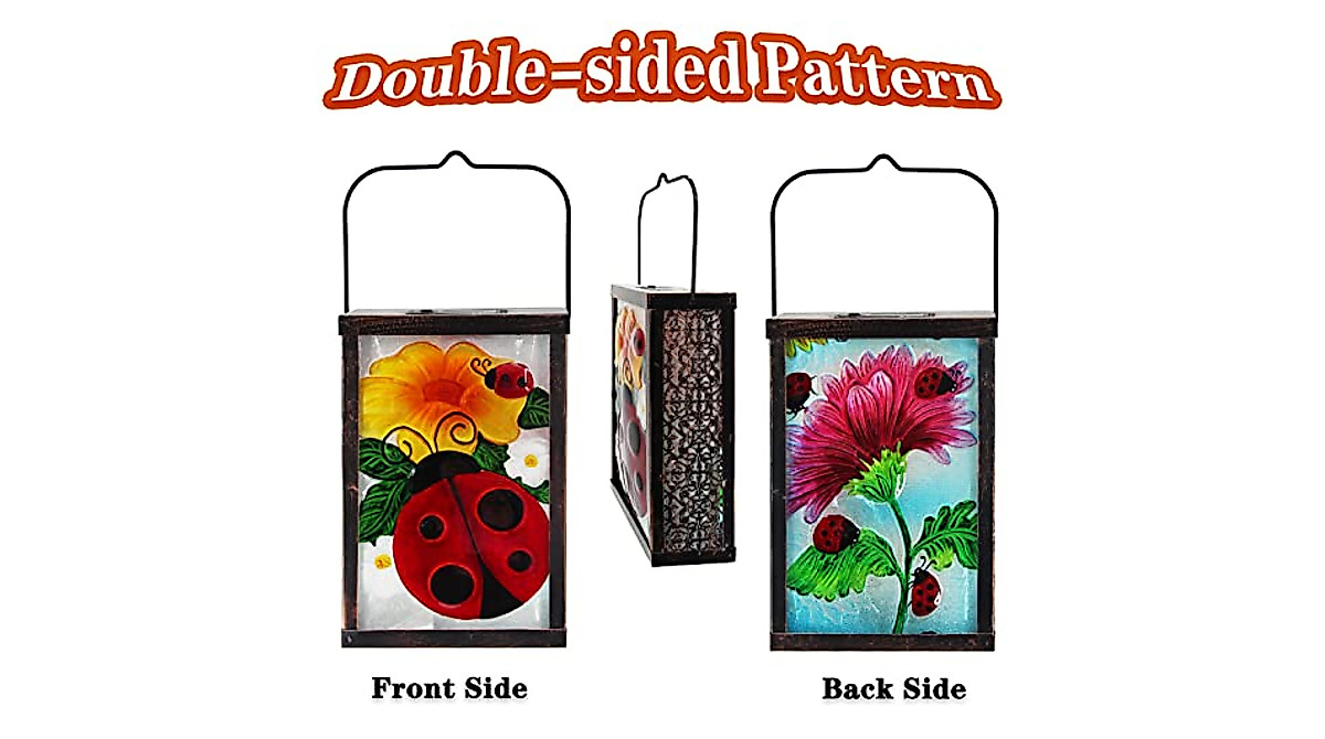 Brighten Your Garden: SUBOLO Ladybug Solar LED Outdoor Lantern