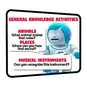 LEXIBOOK Powerman Kid - Educational and Bilingual English/Spanish Robot - Walking Talking Dancing Singing Toy - STEM Programmable Telling Creating Stories - Quizzes Shooting Discs for Kids - ROB90US