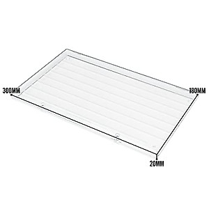 Sumgsn 2 pcs Keycaps Storage Box 104 Keys Transparent Frosted Magnet Display Case for XDA Cherry DSA OEM Profile Mechanical Keyboard
